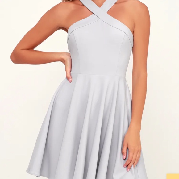 Lulus | Dresses | Lulus Grey Dress Brand New Never Been Worn In Perfect ...